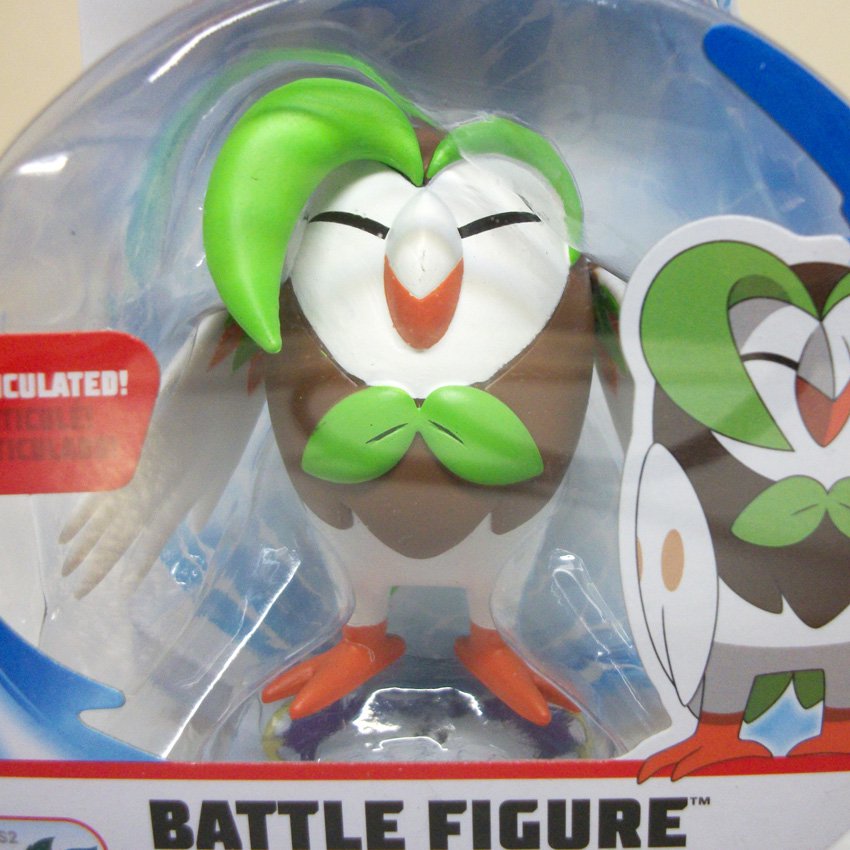 Dartrix Pokemon 3" Battle Figure owl toy articulated nintendo Wicked ...