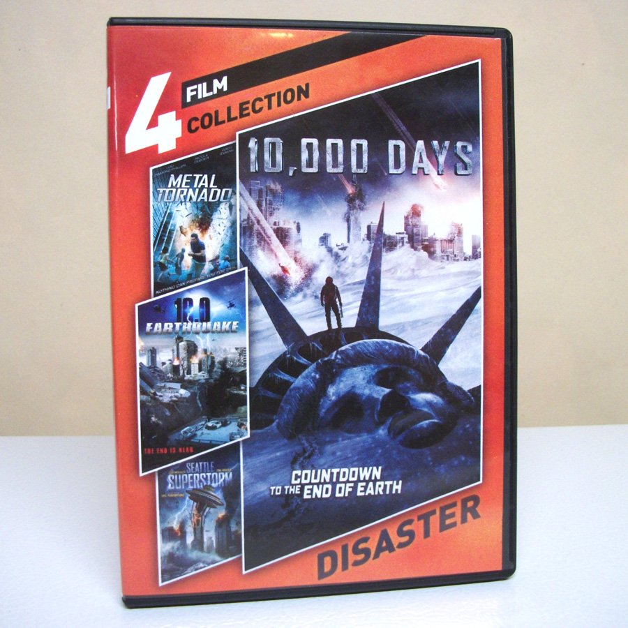 4 Disaster Film Collection DVD Metal Tornado 10.0 Earthquake Seattle ...