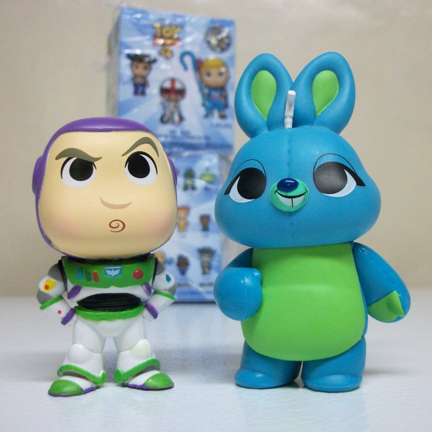Buzz & Bunny Lot of 2 Toy Story 4 Funko Mystery Minis vinyl figures ...