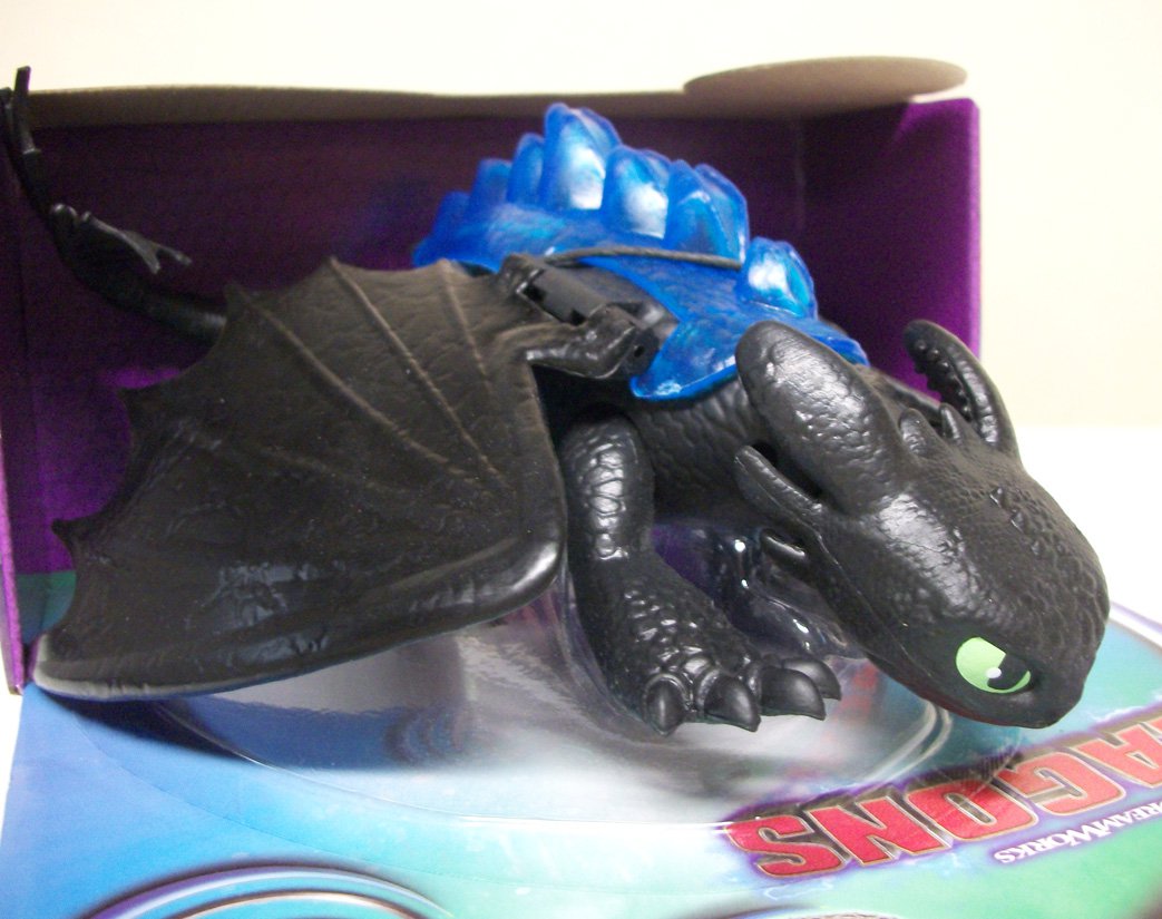 Dragons Legends Evolved Toothless How to Train Your Dragon blue clear ...