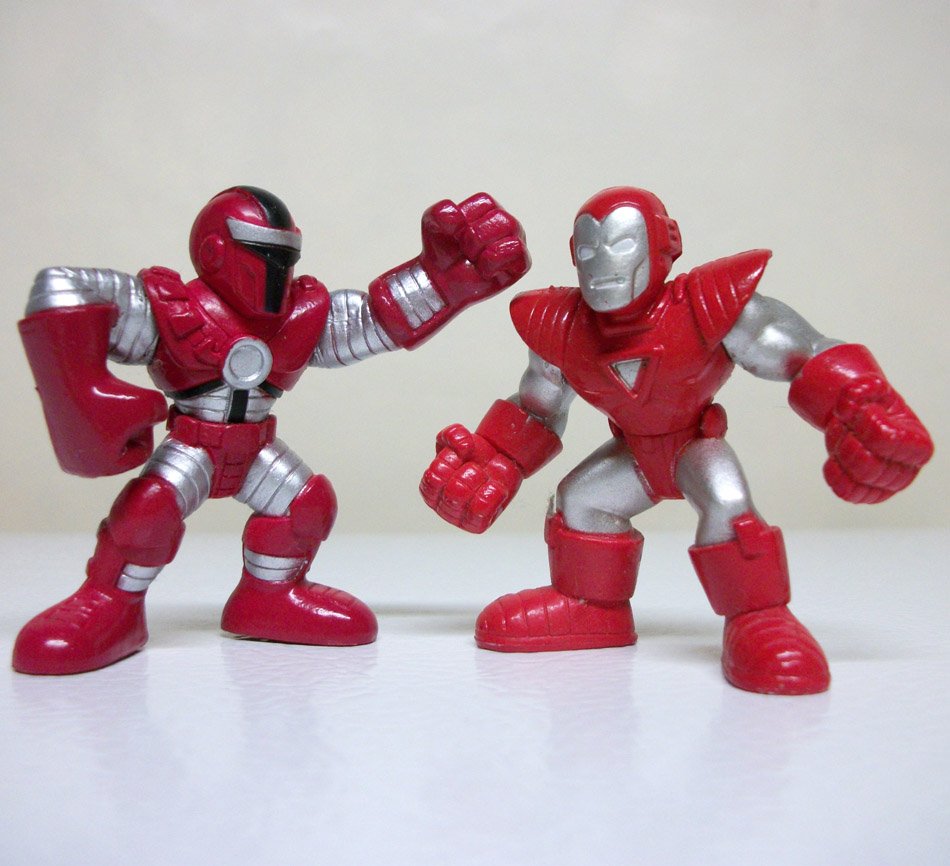 Crimson Dynamo & Silver Centurion Marvel Superhero Squad Iron Man ...