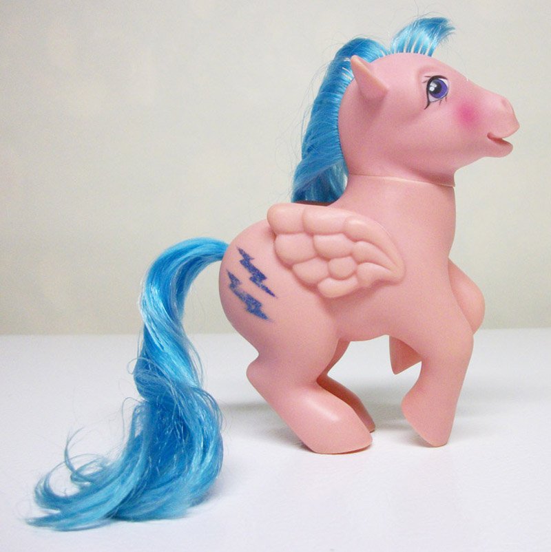 1983 MLP Firefly G1 vintage My Little Pony Pegasus Ponies loose pink ...