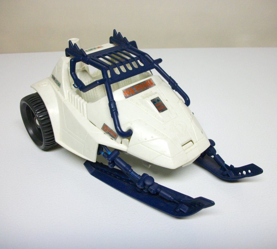 1992 Cobra Ice Snake snow mobile vehicle G.I. Joe: ARAH vintage loose gijoe