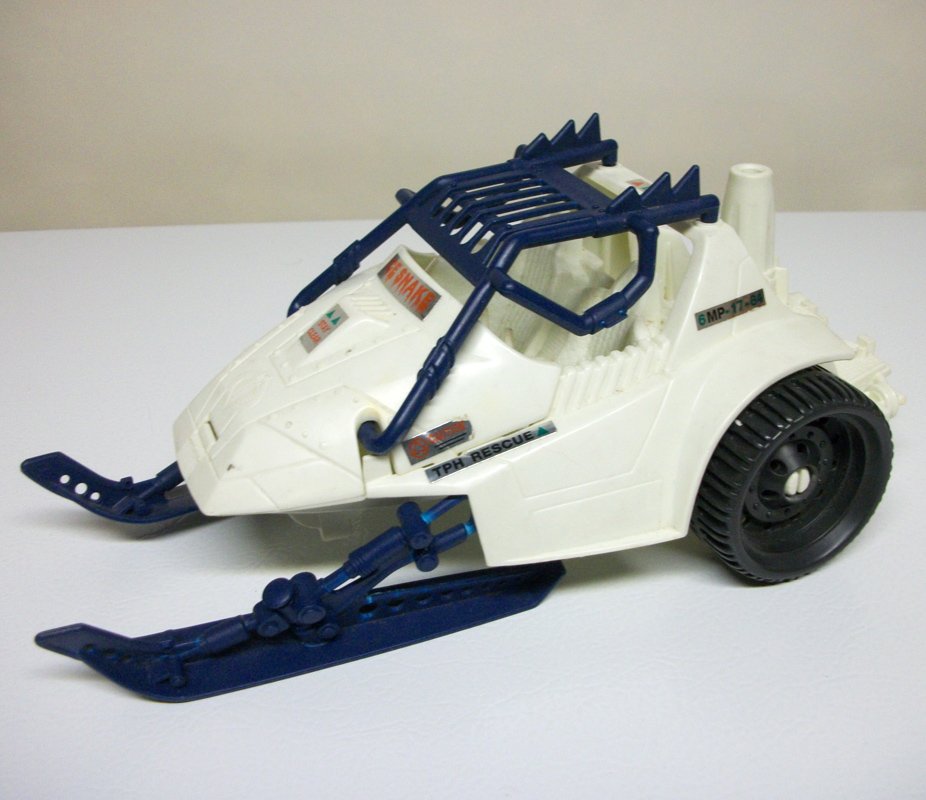 1992 Cobra Ice Snake snow mobile vehicle G.I. Joe: ARAH vintage loose gijoe