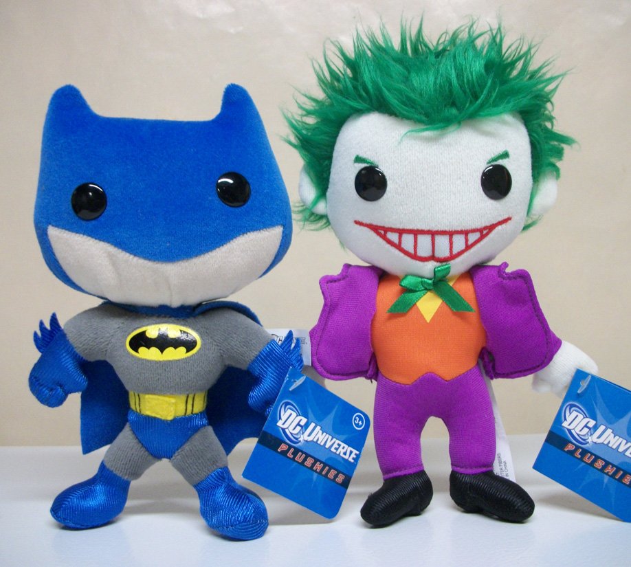 Funko DC Plushies Batman & Joker 8" plush doll universe justice league ...