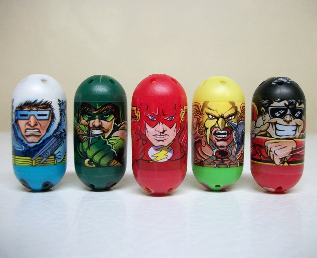DC Mighty Beanz Lot of 5 super hero universe moose Flash Hawkman ...