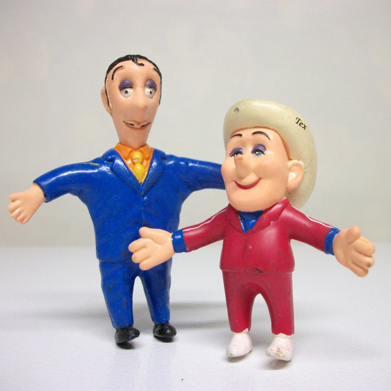 Tito & Tex Bend-Ems Shining Time Station figures Juke Box Puppet Band 1993