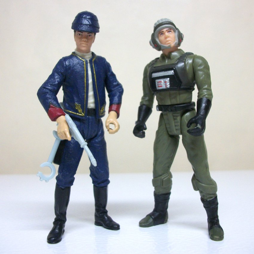 Star Wars A-Wing Pilot Bespin Guard action figures loose lot fighter ...