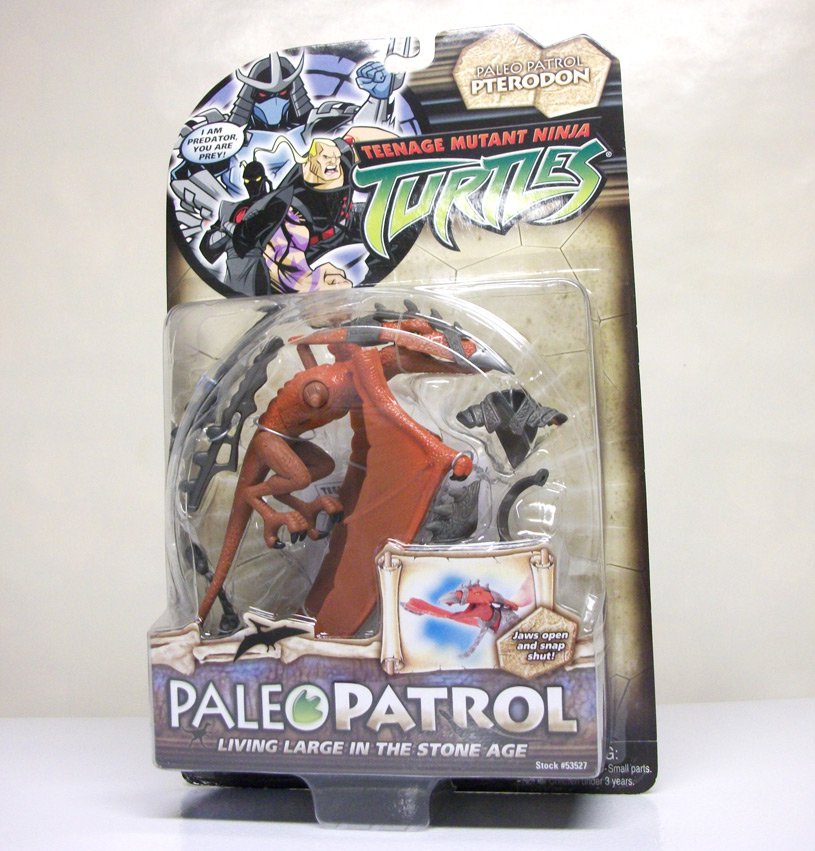 TMNT Paleo Patrol Pterodon dinosaur Teenage Mutant Ninja Turtles figure ...