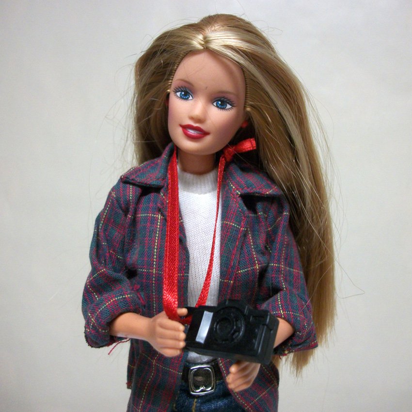 1998 Barbie Friend Becky doll School Photographer camera no wheelchair ...