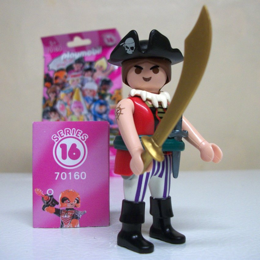 Playmobil Pirate Fi?ures blind bag Series 16 girls female sword knife ...