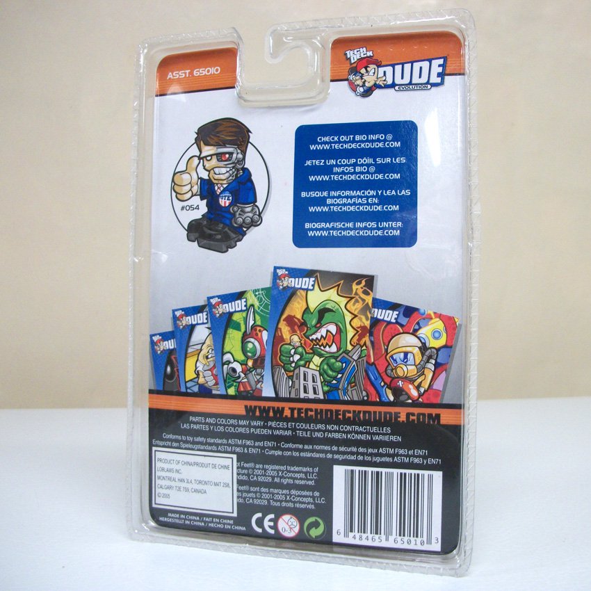 Tech Deck Dude Arnie 054 evolution thumb skateboarder new terminator ...