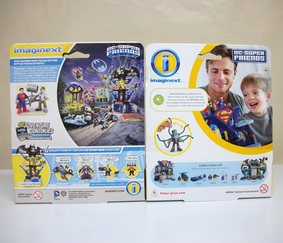 Brainiac Superman & Metallo 2-pk DC Super Friends Imaginext justice ...