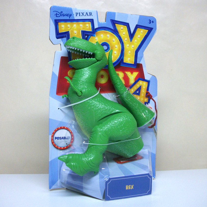 Toy Story 4 Rex posable action figure dinosaur tyrannosaurus Disney ...