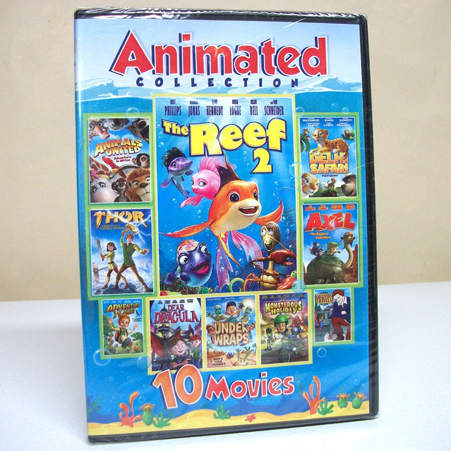 10 Movies 2 DVD set new sealed Animated Collection children cartoon ...