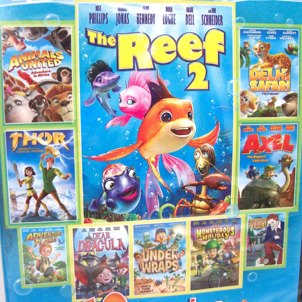10 Movies 2 DVD set new sealed Animated Collection children cartoon ...