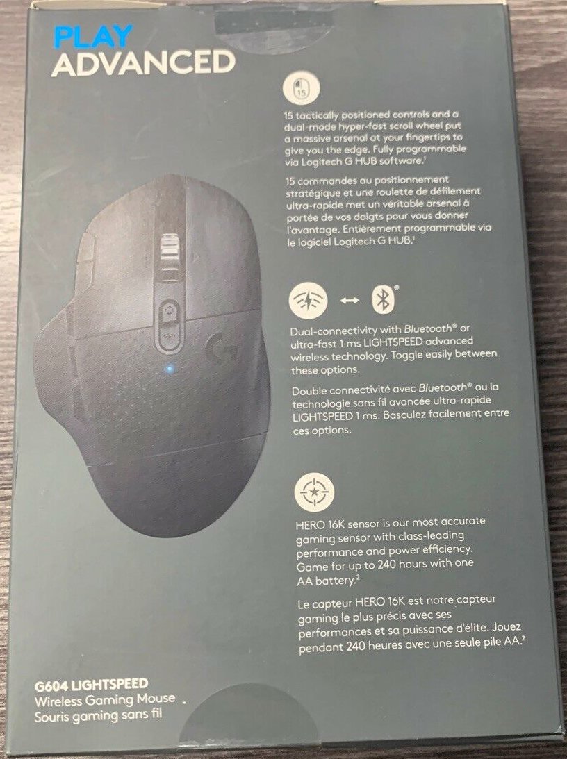 Logitech G604 Lightspeed Wireless Gaming Mouse