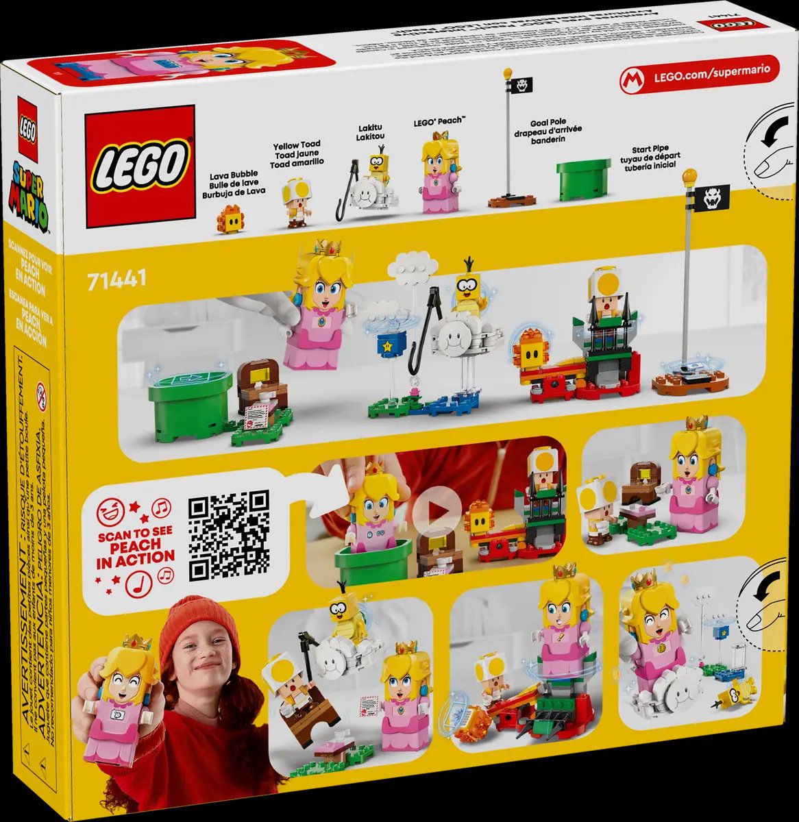 LEGO Super Mario Adventures with Interactive Peach Princess Toy 71441
