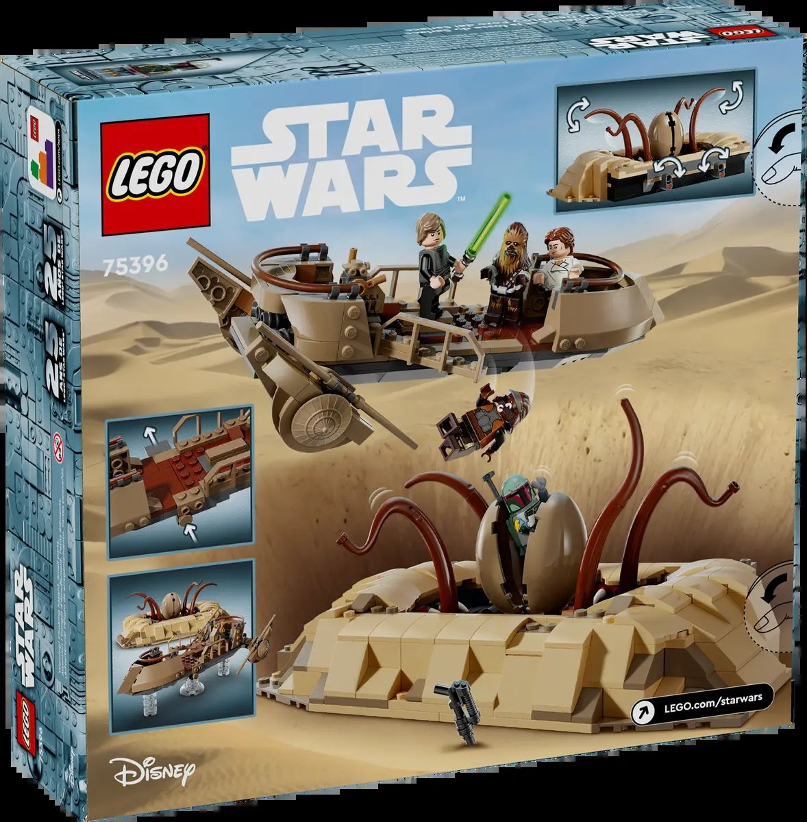 LEGO Star Wars Desert Skiff & Sarlacc Pit Building Set 75396