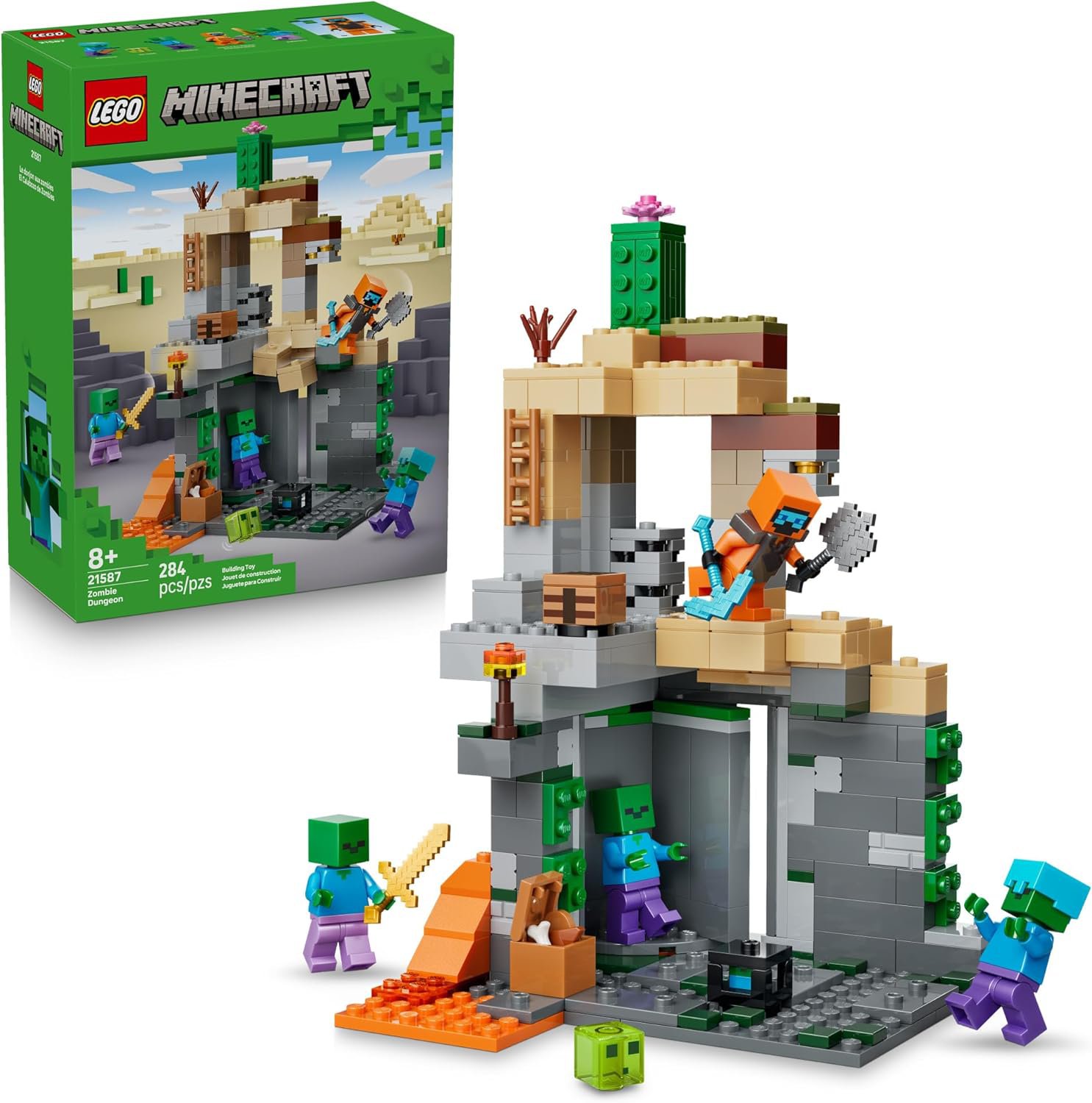 LEGO Minecraft Zombie Dungeon Building Toy 21587