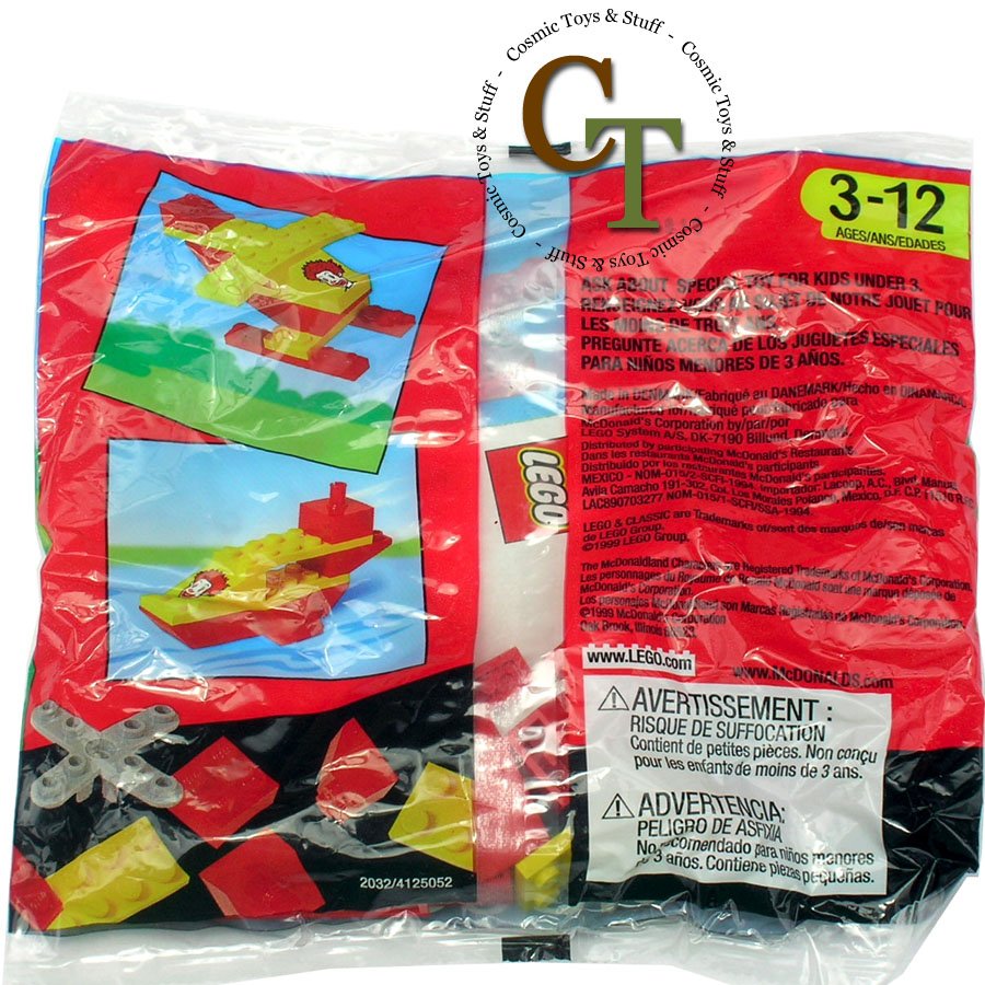LEGO 2032 McDonalds 1999 #1 promo polybag