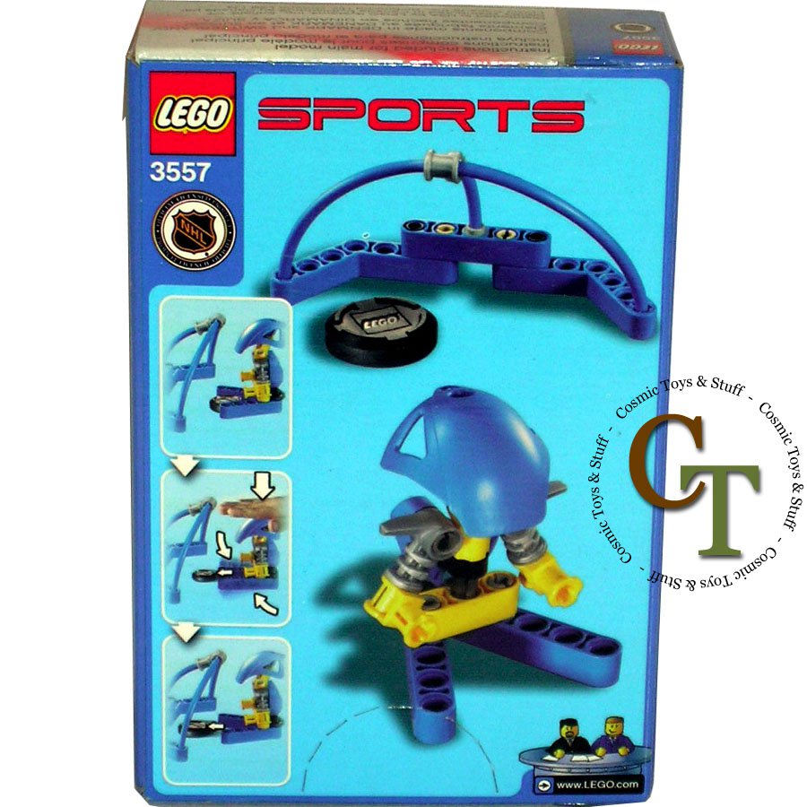 LEGO 3557 Blue Player & Goal - Sports Hockey