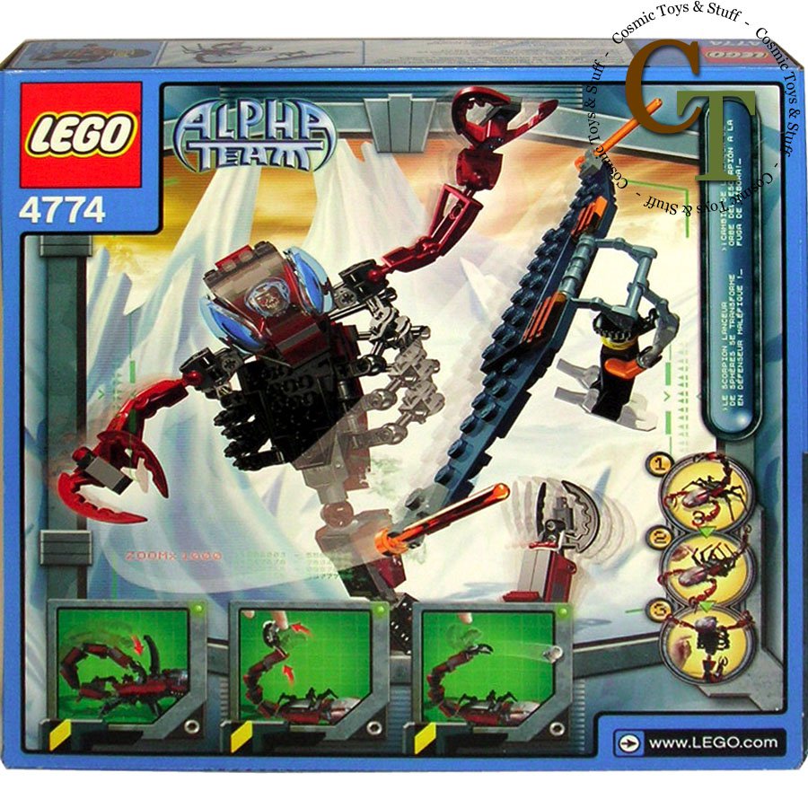 LEGO 4774 Scorpion Orb Launcher - Alpha Team