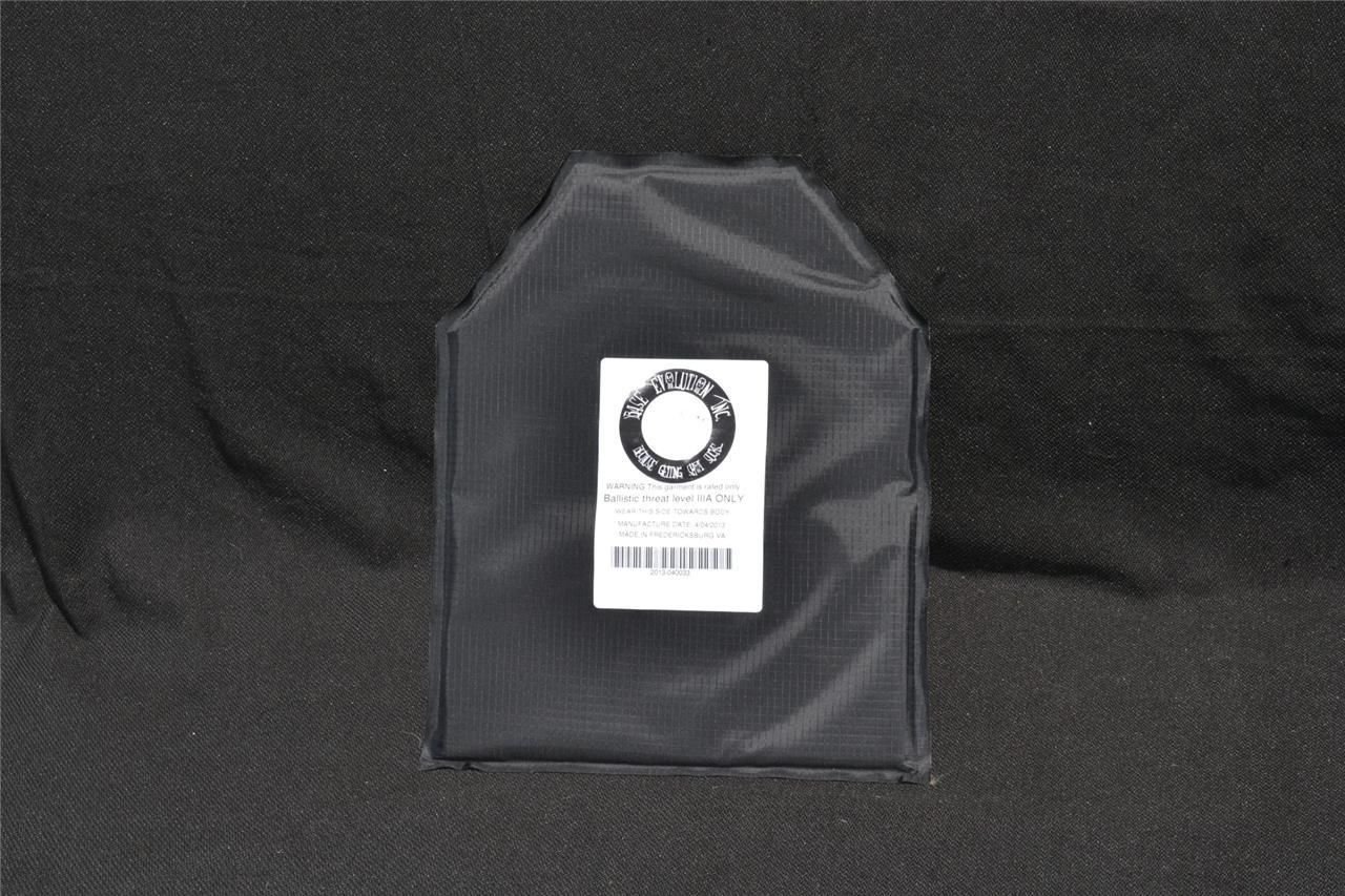 Level 3A SAPI cut soft armor panel universal fit