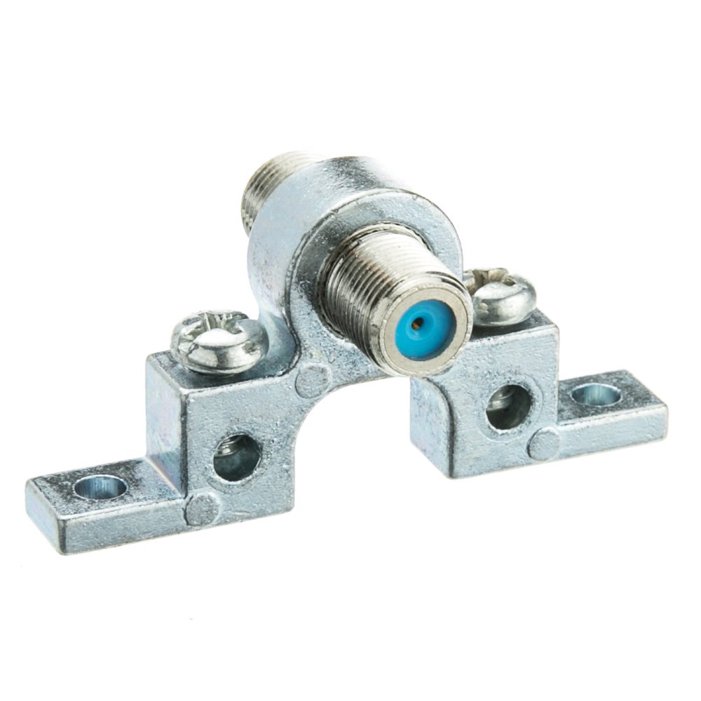 F-pin Coaxial Grounding Block, 2.5 GHz, Single F-pin Female 200-278