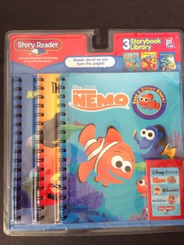 DISNEY STORY READER BOOKS & CARTRIDGE FINDING NEMO, THE INCREDIBLES ...