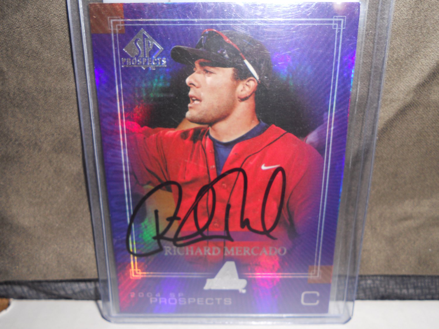 RICHARD MERCADO 2004 SP PROSPECTS IN-PERSON AUTO RC DIAMONDBACKS