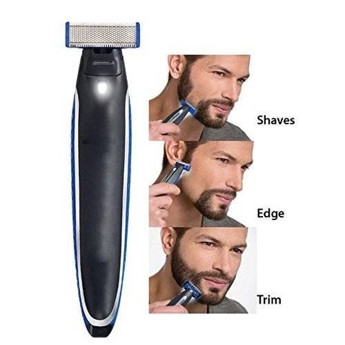 Micro Touch SOLO Rechargeable Shaver Trimmer Smart Razor for Men Facial ...