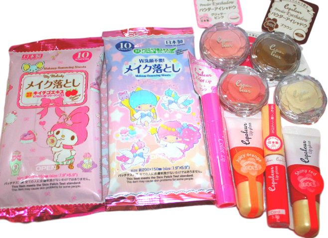 Made in Japan Cosmetics Gift Set Kawaii Makeup! (Assorted Lip Gloss ...