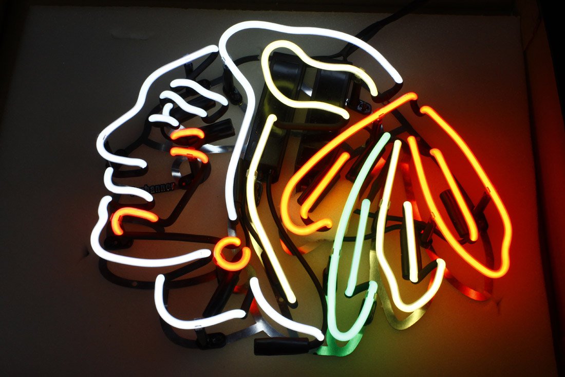 TANBANNER Art Neon Indian sign Ninja bracket N098