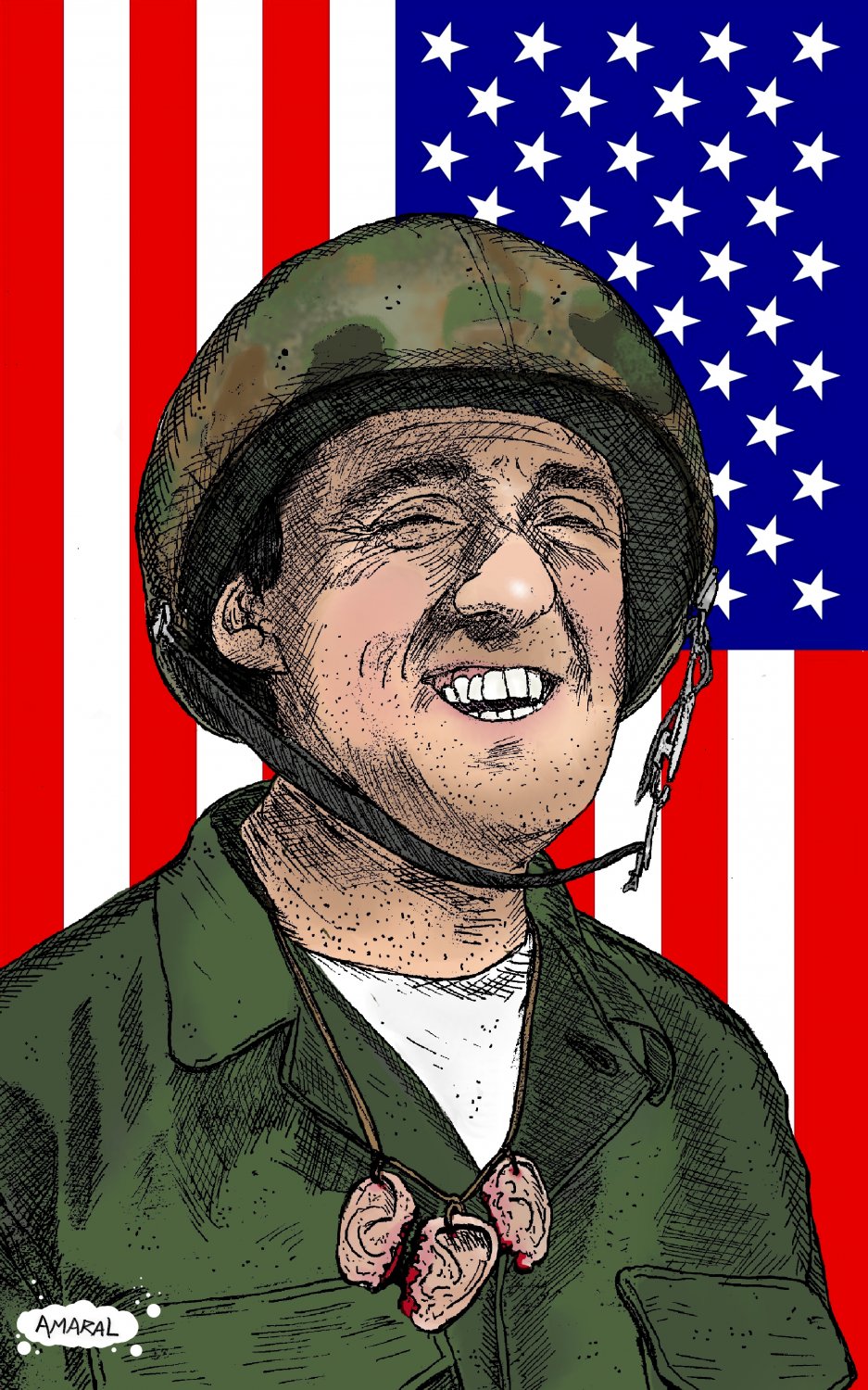 Gomer Pyle Amaral Cartoons Poster