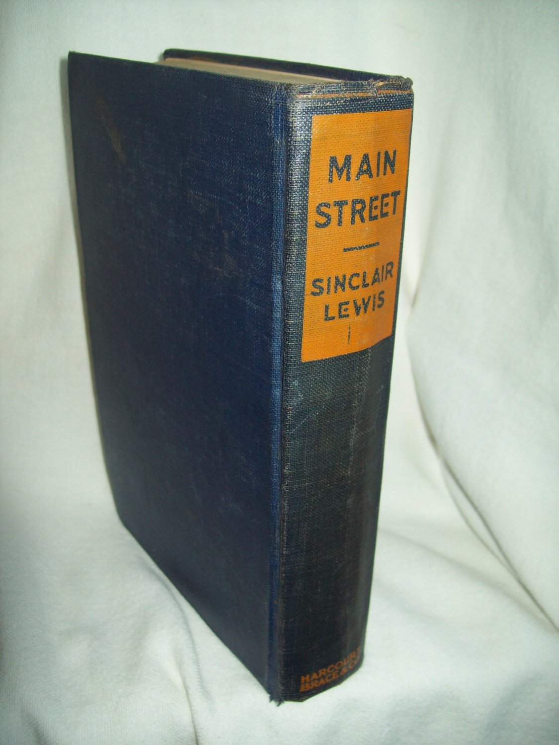 Main Street. Sinclair Lewis, author. 1st Edition, 29th Printing. VG
