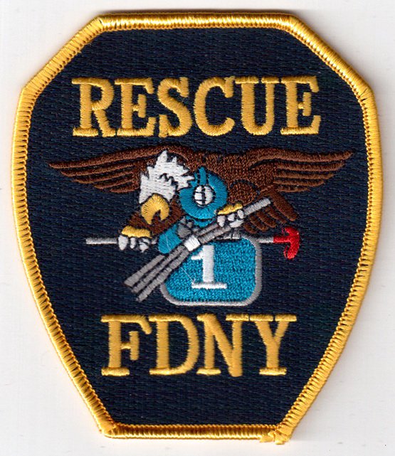 FDNY Rescue 1 Patch # Fire Department New York