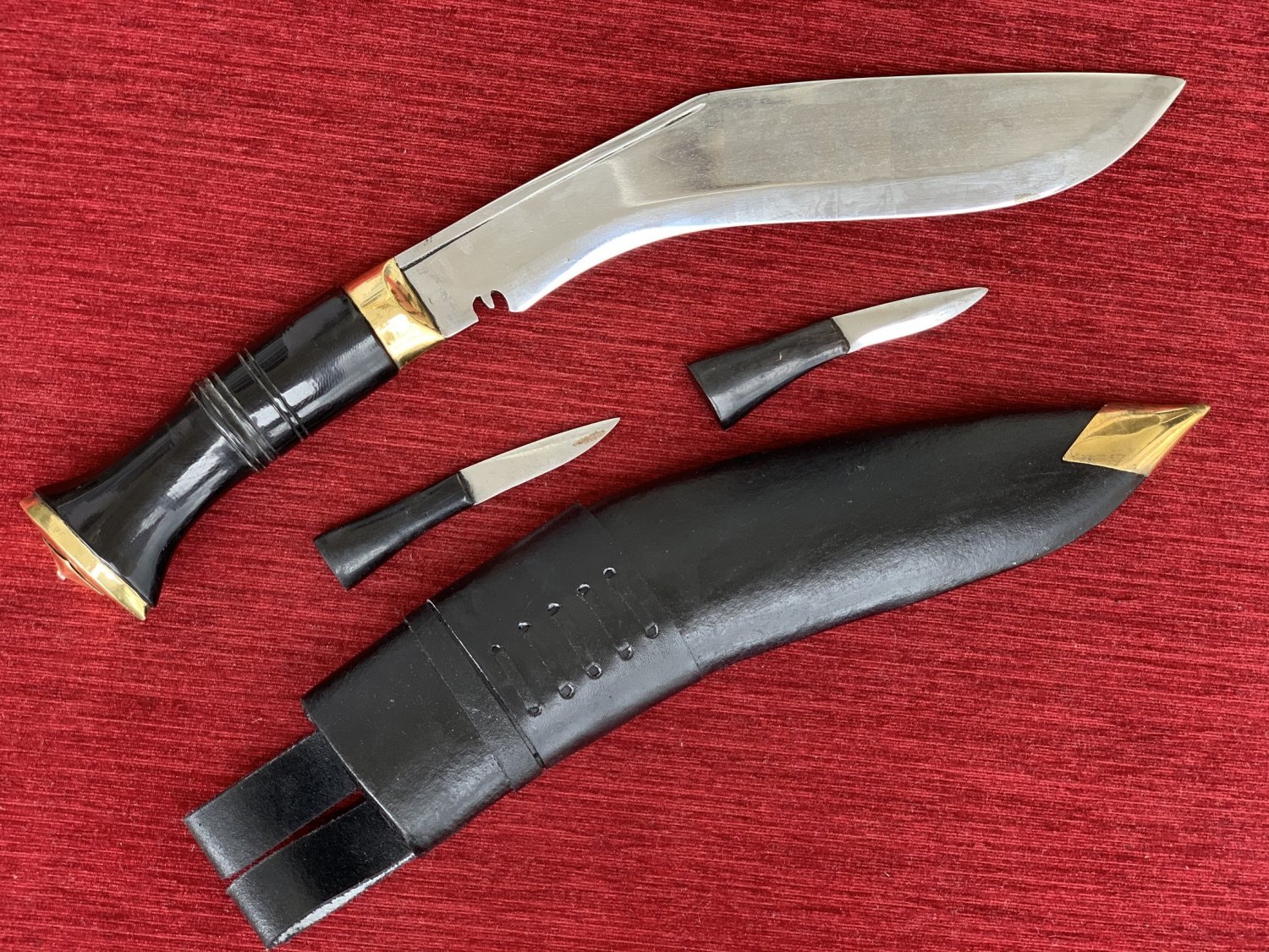 GENUINE NEPAL ARMY OFFICIAL KHUKURI KHUKRI KUKRI KUKURI KNIFE 9-INCH