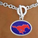SWW19175N - SOUTHERN METHODIST UNIVERSITY "MUSTANGS" LOGO NECKLACE
