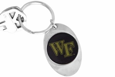 SWW14041KC - LICENSED WAKE FOREST UNIVERSITY "DEACONS LOGO KEY CHAIN