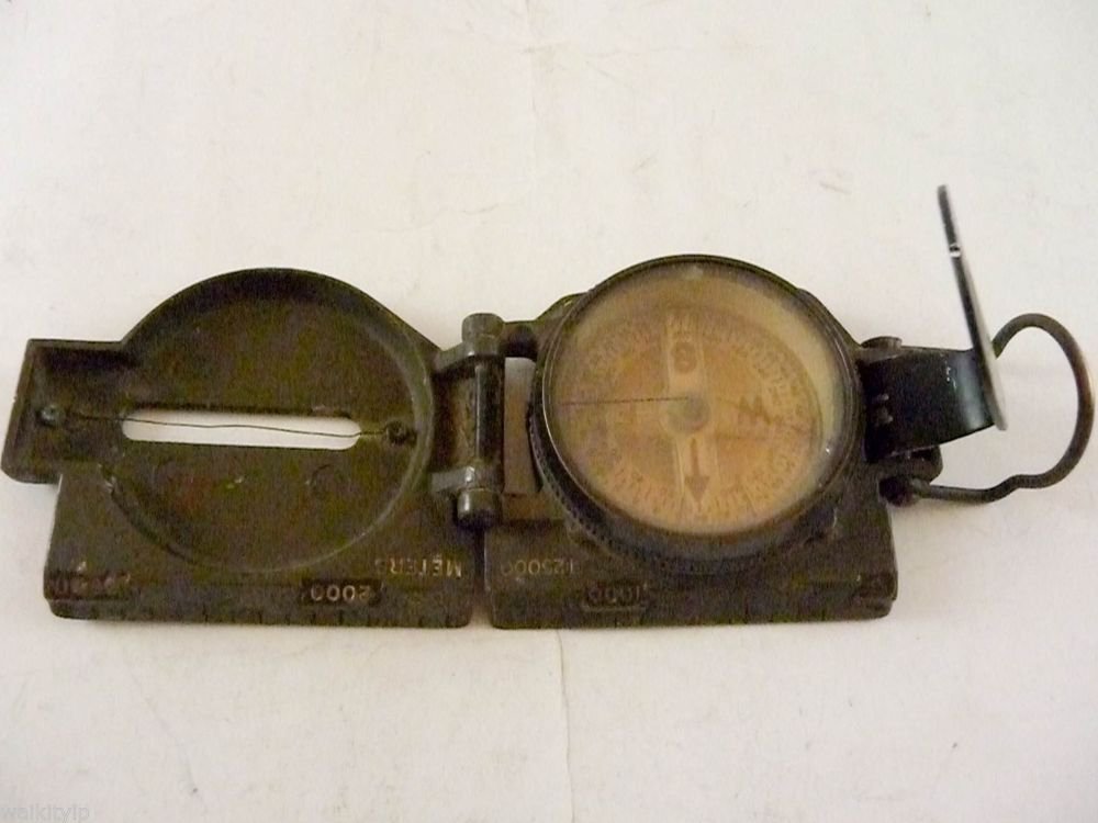 Vietnam War Us Compass Lensatic Magnetic New Vintage Style Usmc Era Military Vc