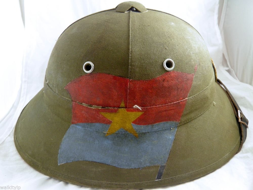vietnam war inspired hat helmet viet cong vc vietcong pith 1 VN camp Us ...