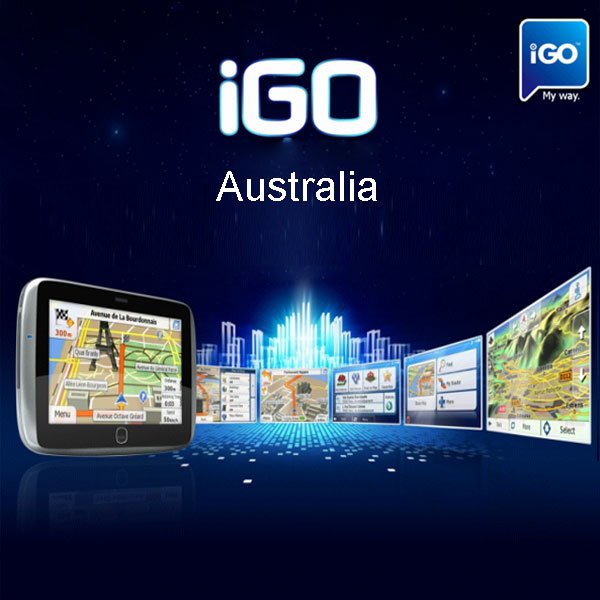 Australia 2013 Latest iGO 3D 2D GPS map software online update maps ...