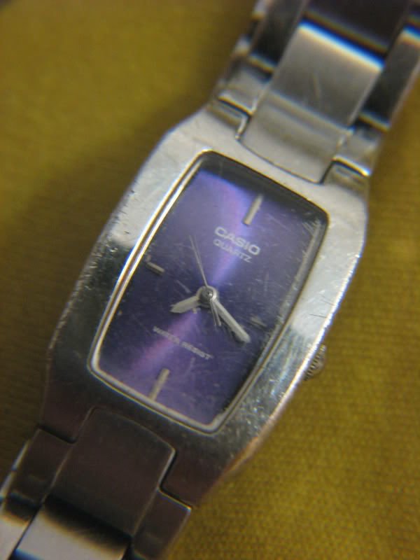 STUNNING CASIO PURPLE DIAL LADIES WATCH 1330 LTP-1165