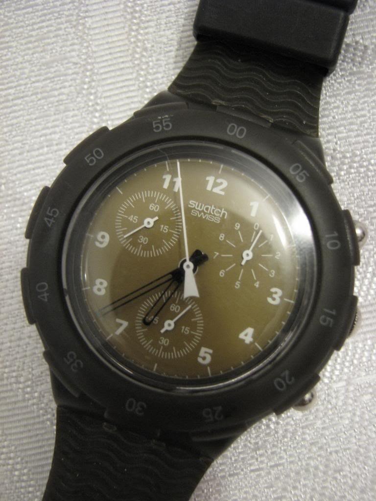 SWATCH AG 1995 CHRONOGRAPH 4 JEWELS QUARTZ WATCH SWISS