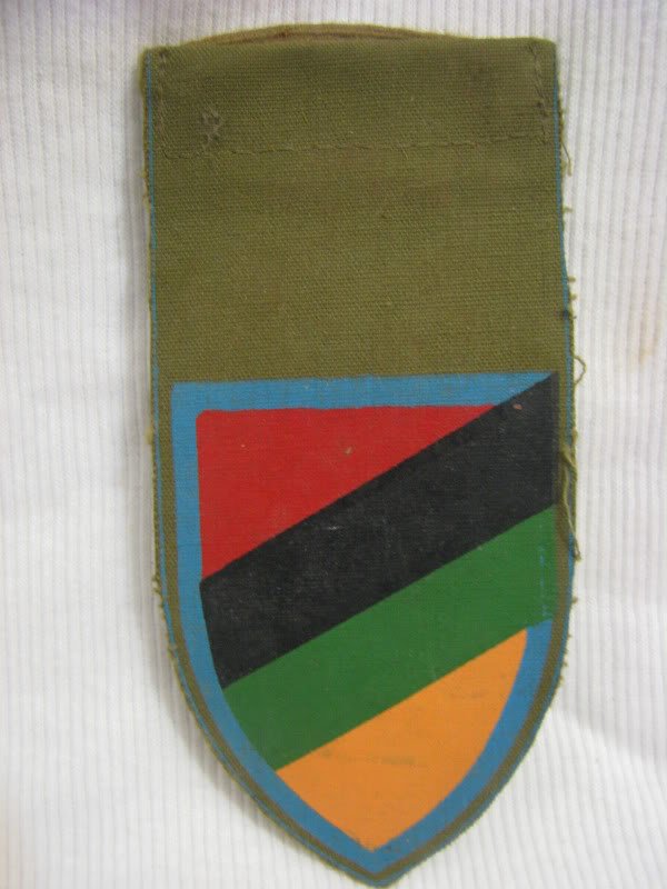Rare Vintage IDF ISRAEL ZAHAL Armor Brigade fabric Tag