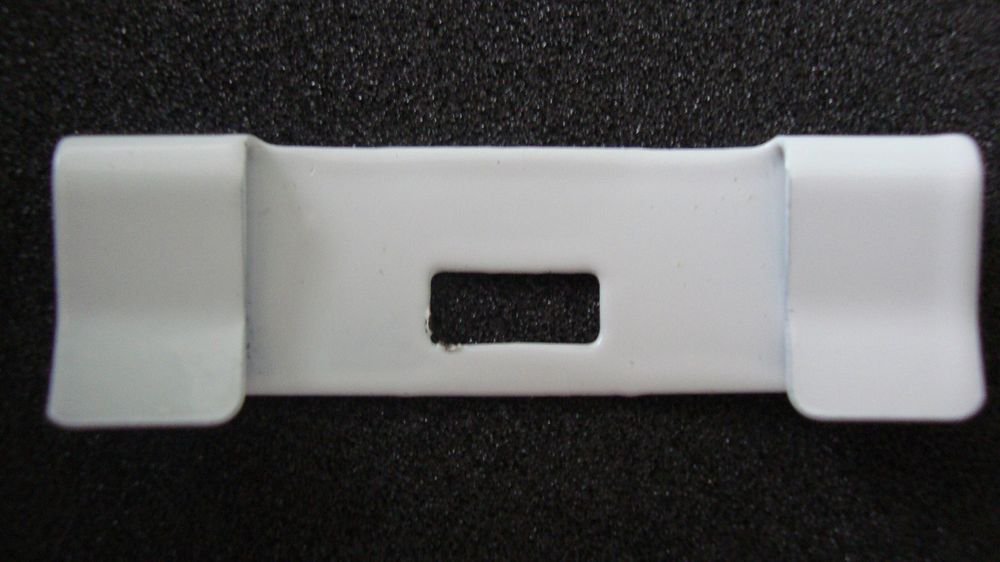 21 QTY: VERTICAL BLIND SLAT REPAIR CLIPS (curved/white) VANE SAVER:EASY ...