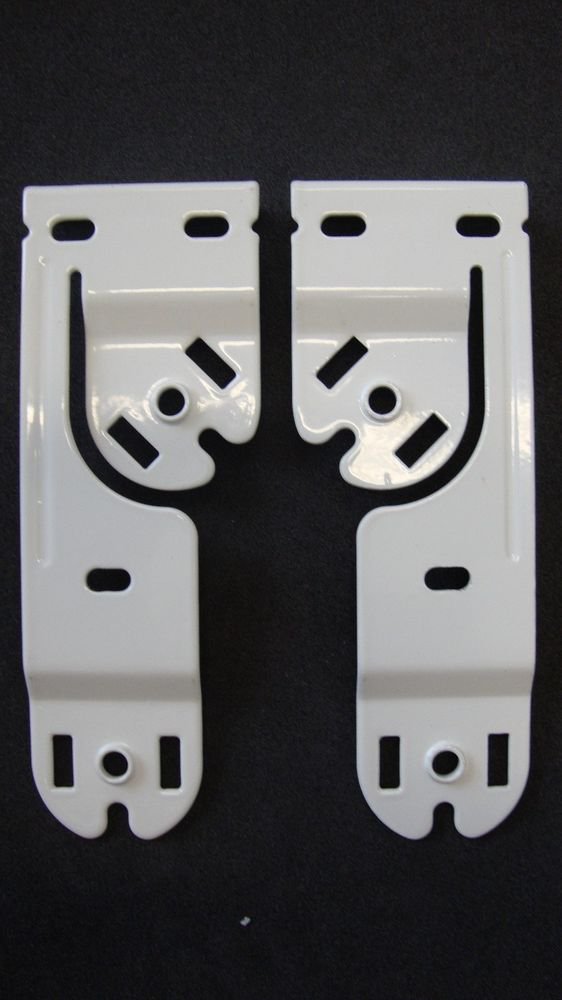 1 PAIR: Rollease Skyline Vertical Double Shade Bracket *6 COLORS ...
