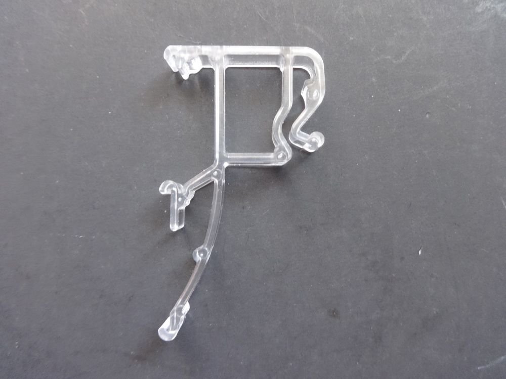 6 QTY: 1" Mini Blind Deluxe Double Slat Valance Clip w/ 1" projection ...