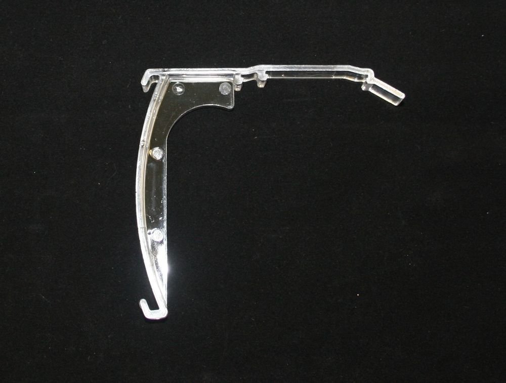 6 QTY: Vertical Blind Valance Clip for Channel Panel Style Valances, Clear